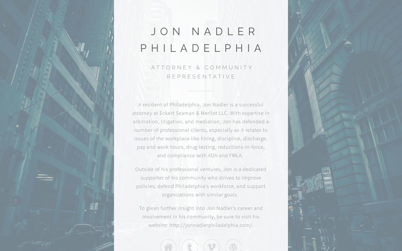 Jon Nadler Philadelphia